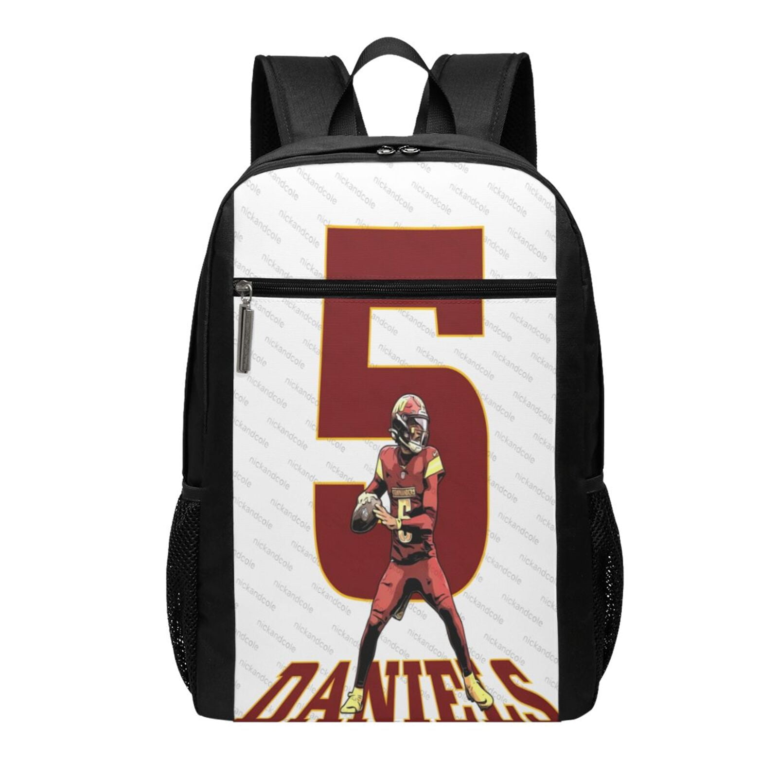 Jayden Daniels Custom Simple Casual Sports Backpack, Football Team Logo ...