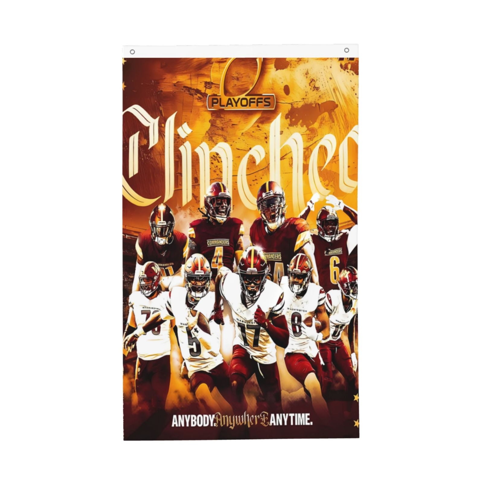 Jayden Daniels Player Flags American Football Double-Sided Cheering ...