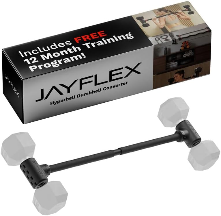 Jayflex Hyperbell Dumbbell Converter - Convert Dumbbells to Barbell Set ...
