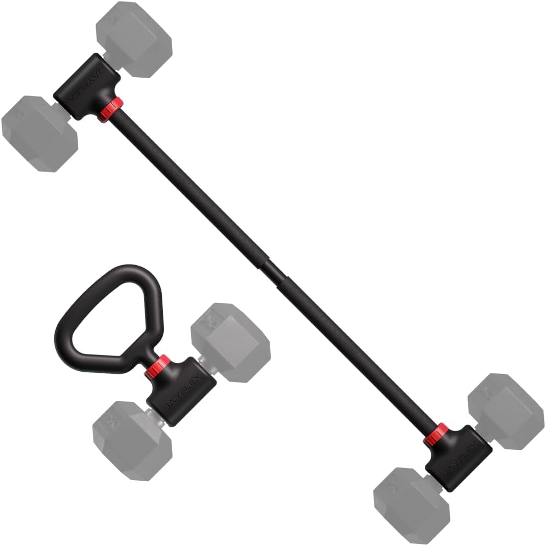 Jayflex Hyperbell Dumbbell Converter - Convert Dumbbells to Barbell Set ...