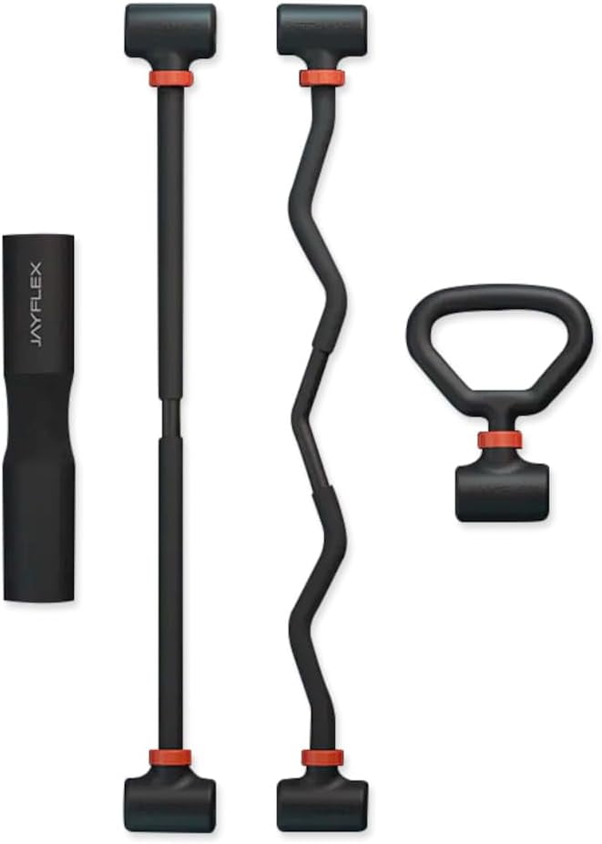 Jayflex Hyperbell Ultimate Bundle - Barbell, EZ Curl Bar, Kettlebell ...