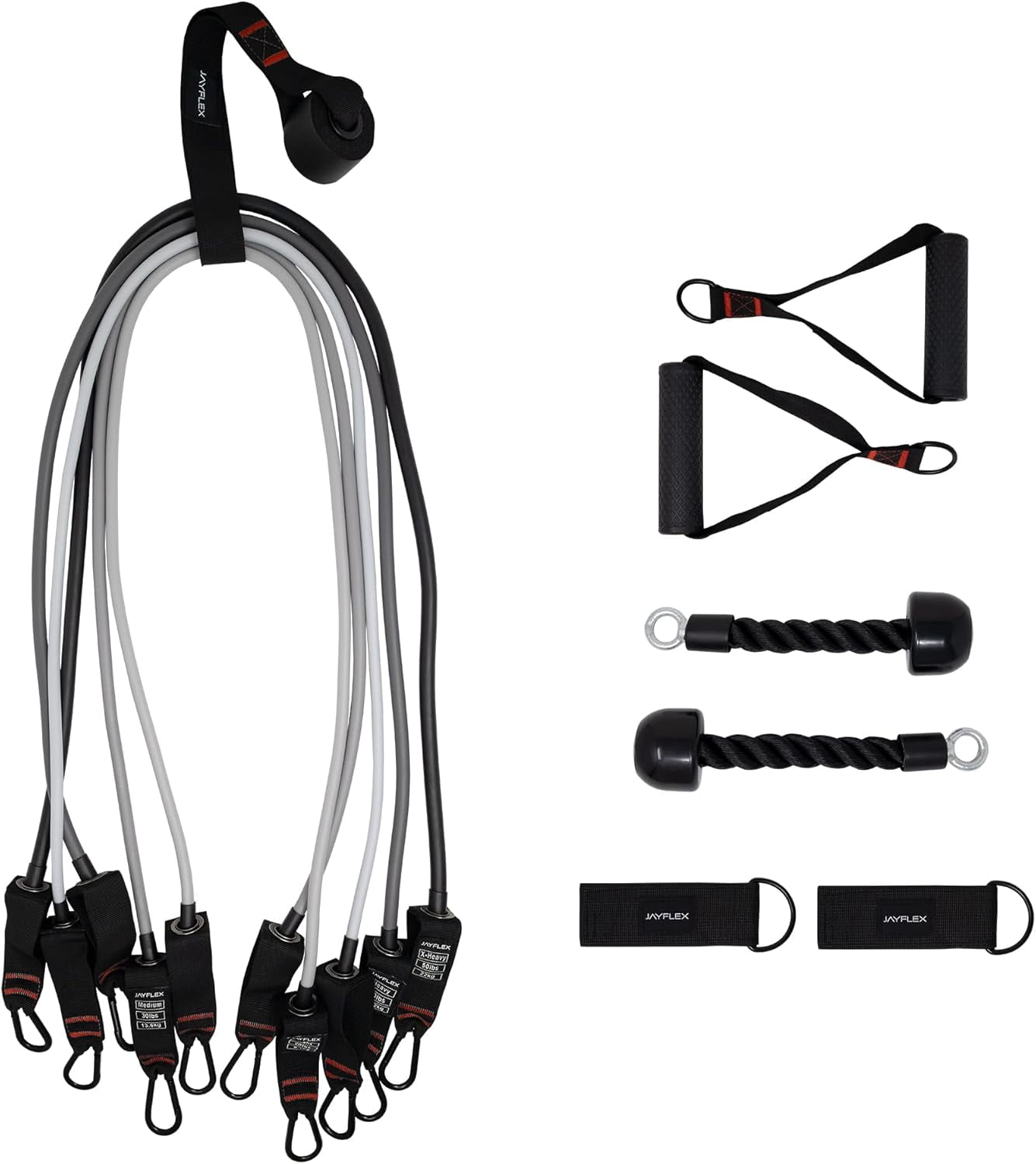 Jayflex Resistance Bands for Working Out - Hyperbell Exercise Bands for ...