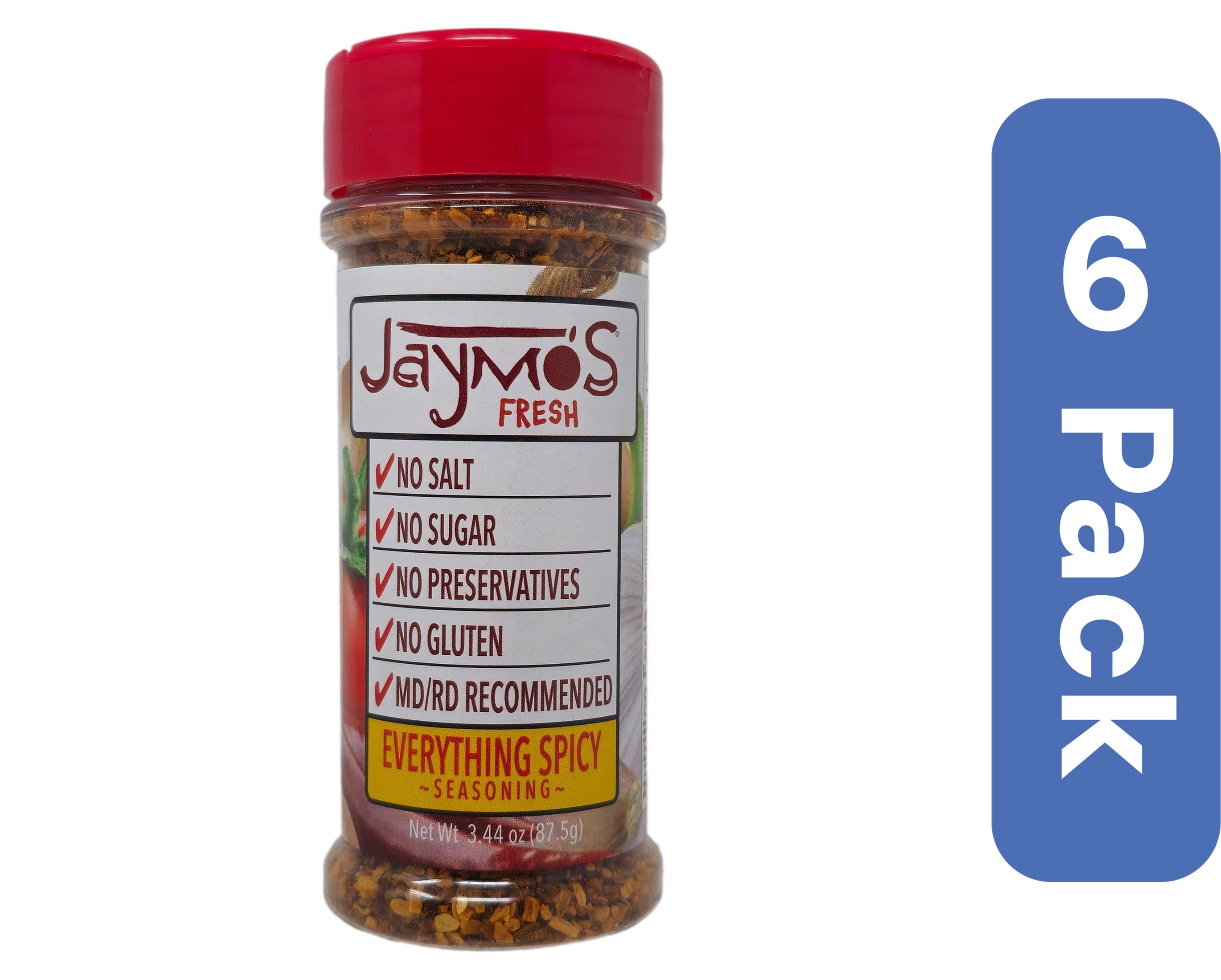 Jaymo's Spicy Everything Seasoning 3.44 oz (Pack Of 6) - Walmart.com