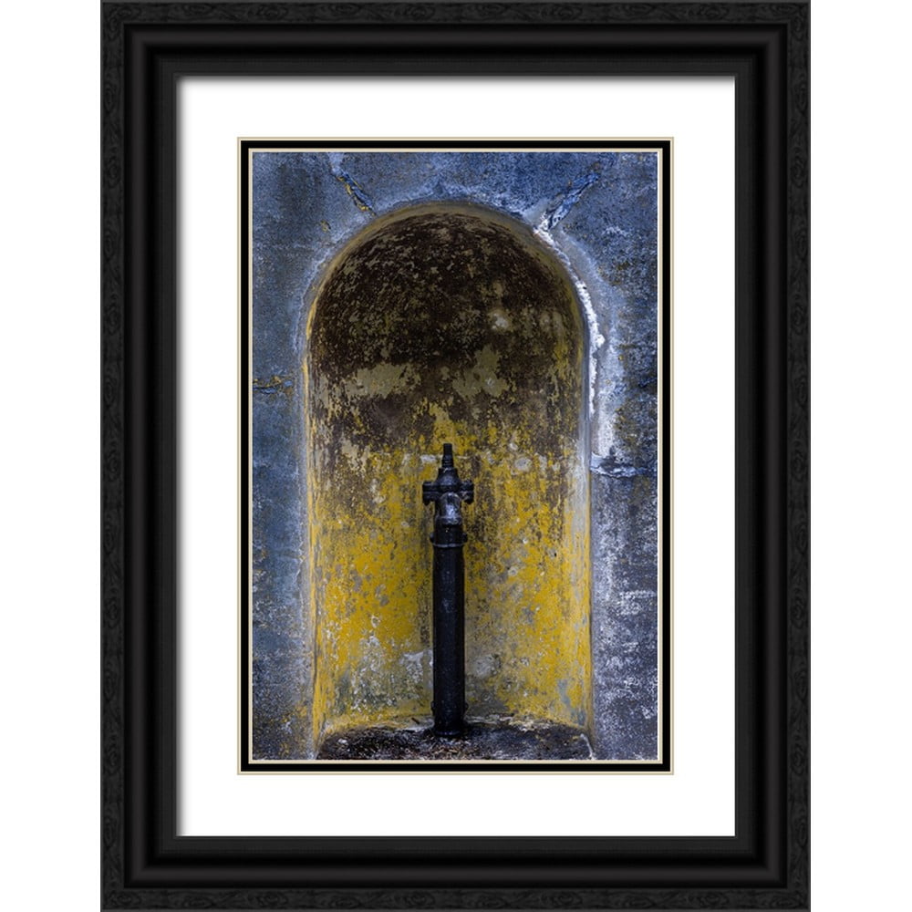 Jaynes Gallery 11x14 Black Ornate Wood Framed with Double Matting ...