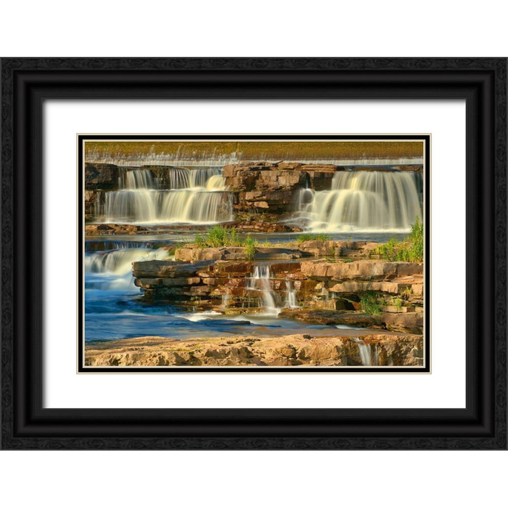 Jaynes Gallery 14x11 Black Ornate Wood Framed with Double Matting ...