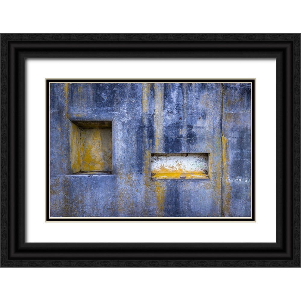 Jaynes Gallery 14x11 Black Ornate Wood Framed with Double Matting ...