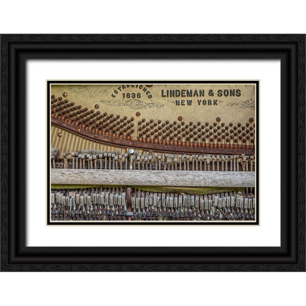 Jaynes Gallery 14x11 Black Ornate Wood Framed with Double Matting ...
