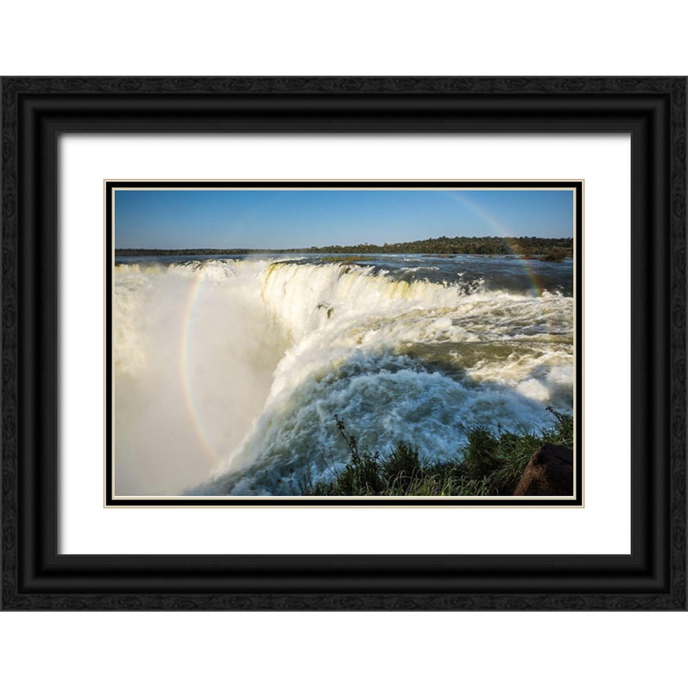 Jaynes Gallery 14x11 Black Ornate Wood Framed with Double Matting ...