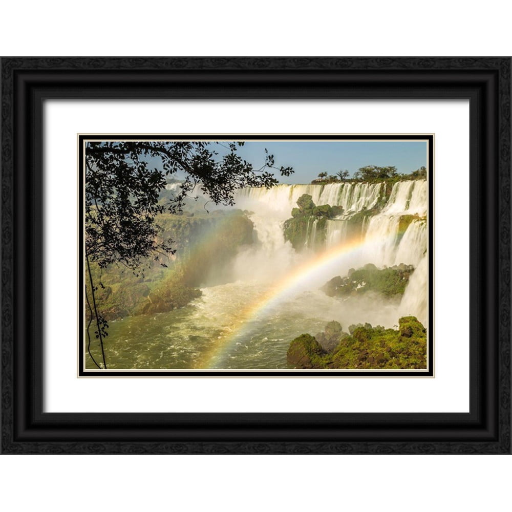 Jaynes Gallery 14x11 Black Ornate Wood Framed with Double Matting ...