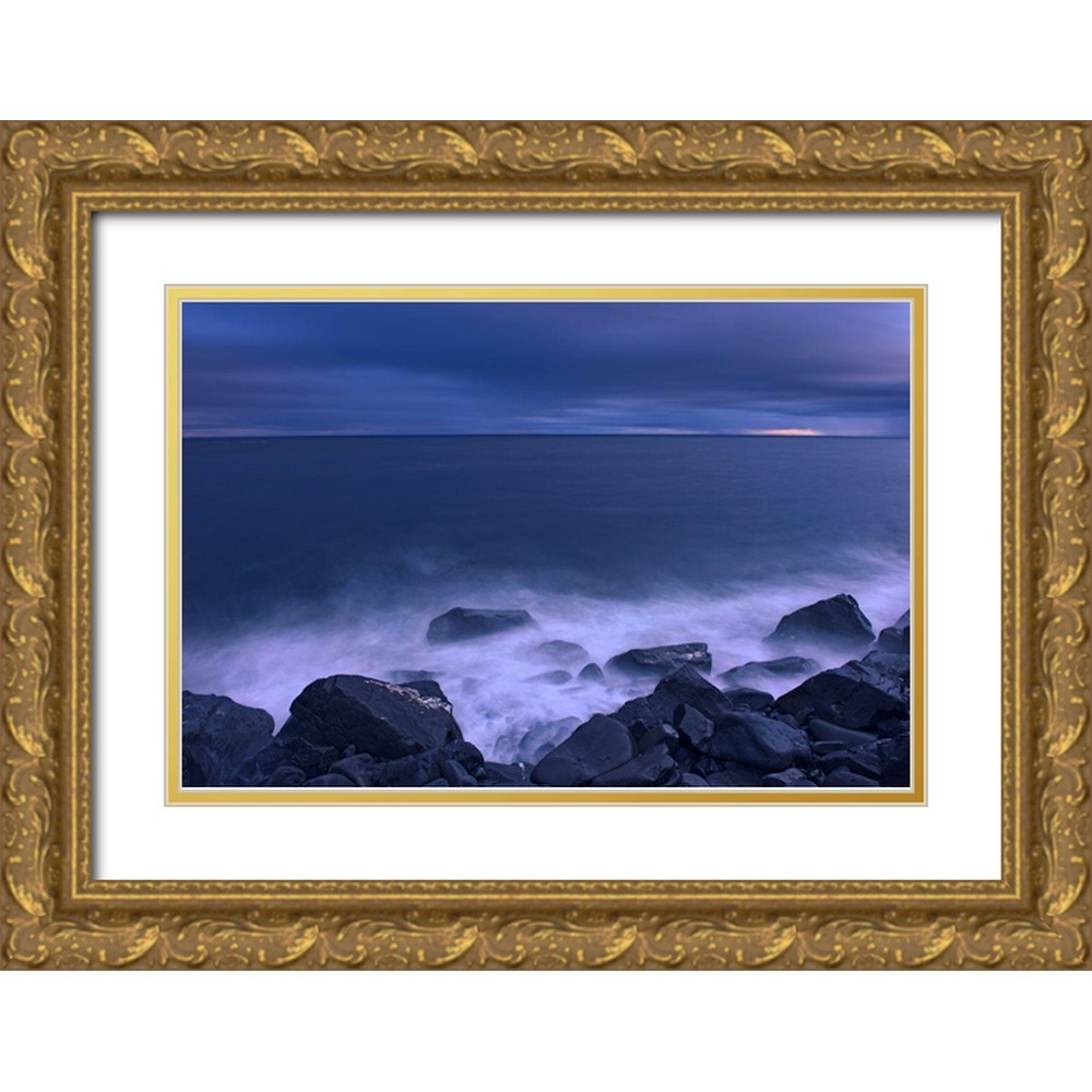 Jaynes Gallery 14x11 Gold Ornate Wood Framed with Double Matting Museum ...
