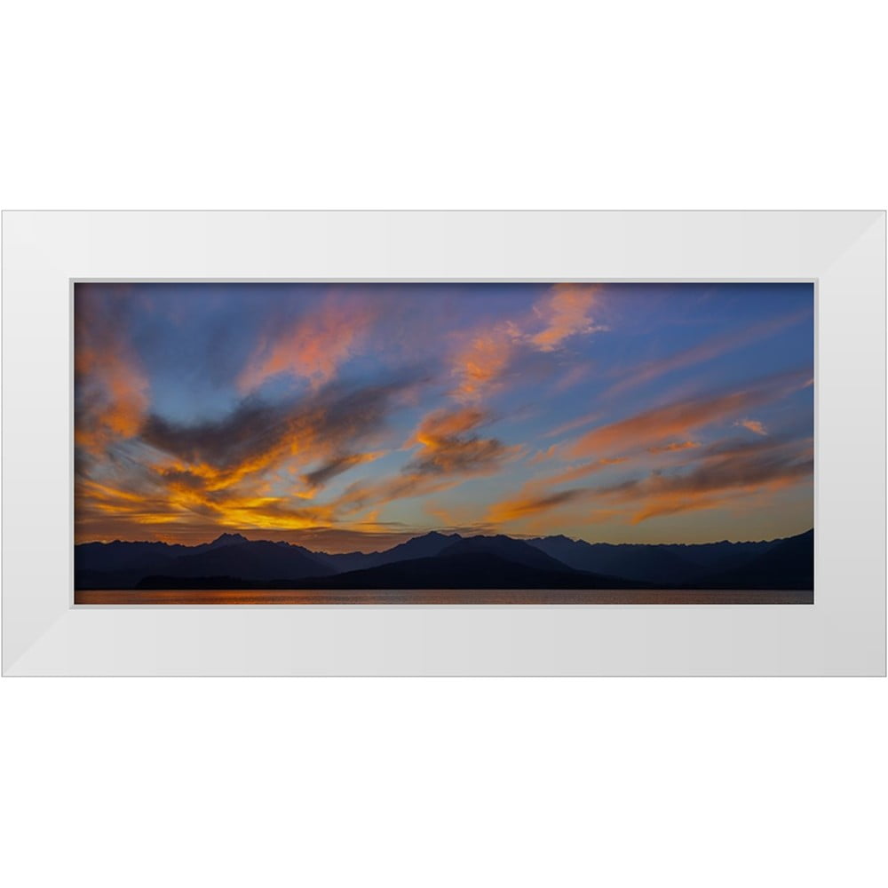 Jaynes Gallery 14x8 White Modern Wood Framed Museum Art Print Titled - USA-Washington State ...