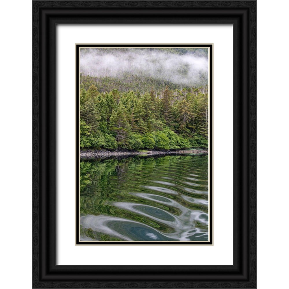 Jaynes Gallery 17x24 Black Ornate Wood Framed with Double Matting ...