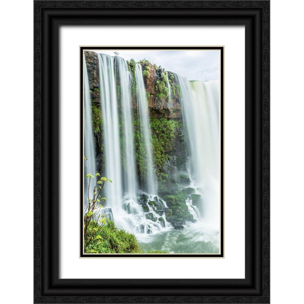 Jaynes Gallery 17x24 Black Ornate Wood Framed with Double Matting ...