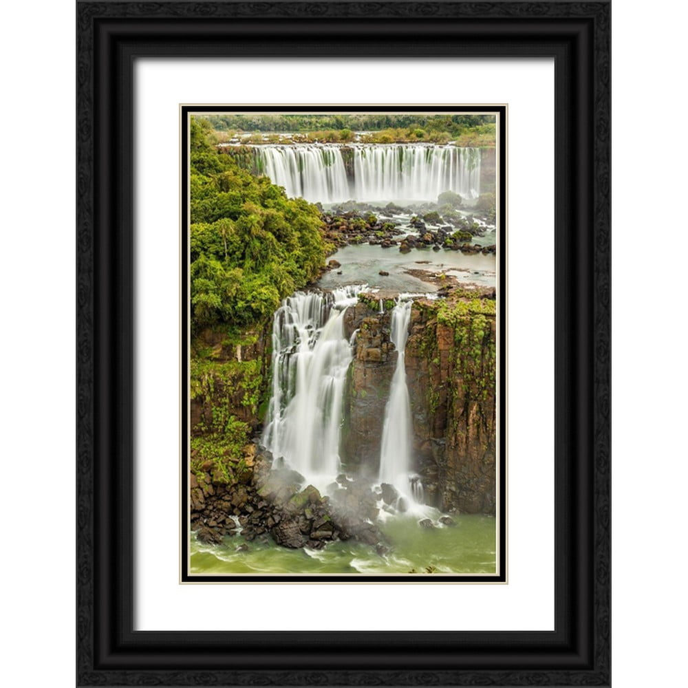 Jaynes Gallery 17x24 Black Ornate Wood Framed with Double Matting ...