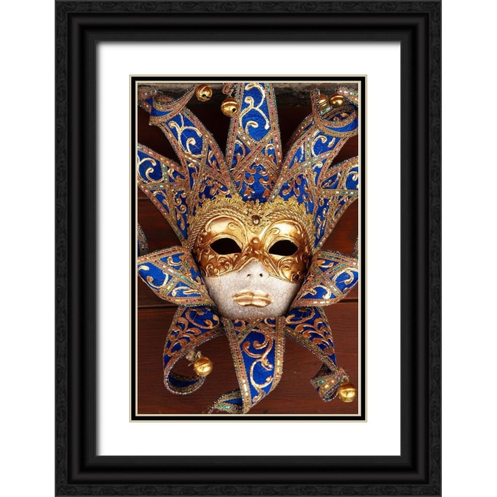 Jaynes Gallery 17x24 Black Ornate Wood Framed with Double Matting ...