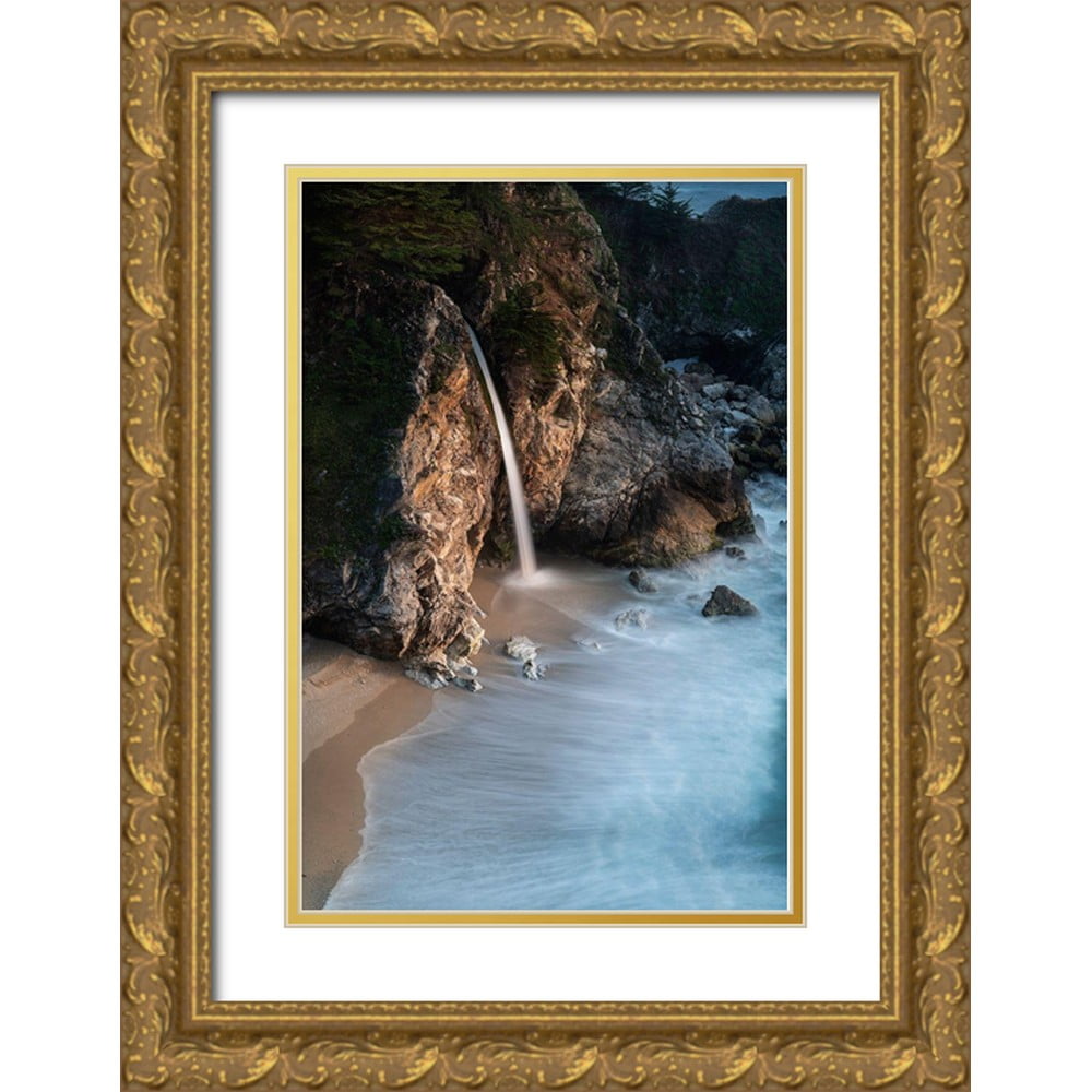 Jaynes Gallery 17x24 Gold Ornate Wood Framed With Double Matting Museum