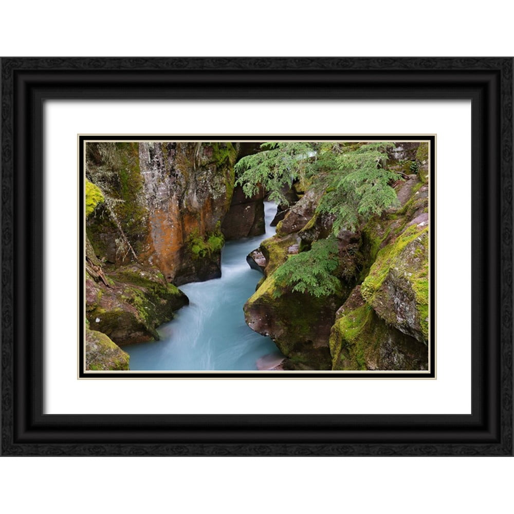 Jaynes Gallery 18x13 Black Ornate Wood Framed with Double Matting ...