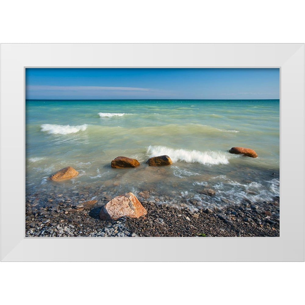 Jaynes Gallery 18x13 White Modern Wood Framed Museum Art Print Titled - Canada-Ontario-Presquile ...