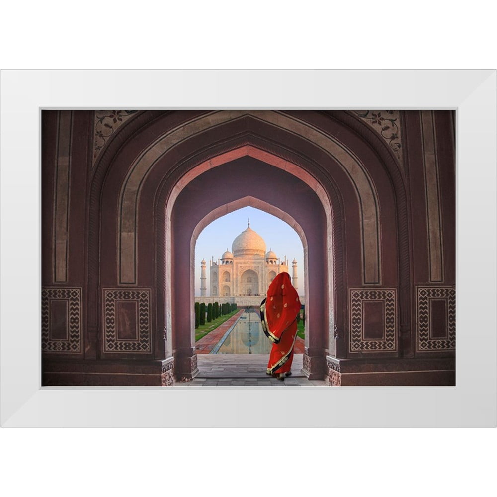 Jaynes Gallery 18x13 White Modern Wood Framed Museum Art Print Titled ...