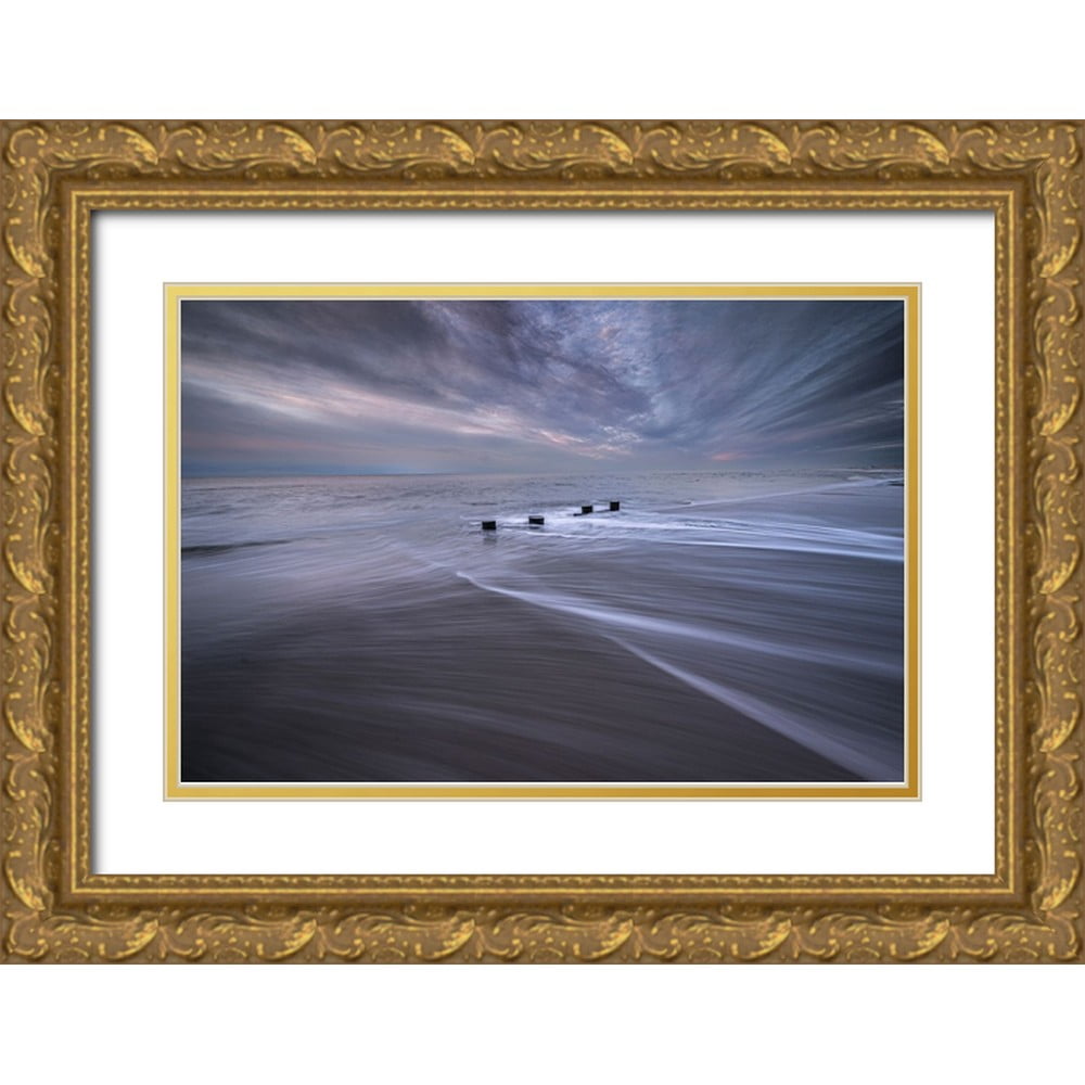 Jaynes Gallery 24x17 Gold Ornate Wood Framed with Double Matting Museum ...