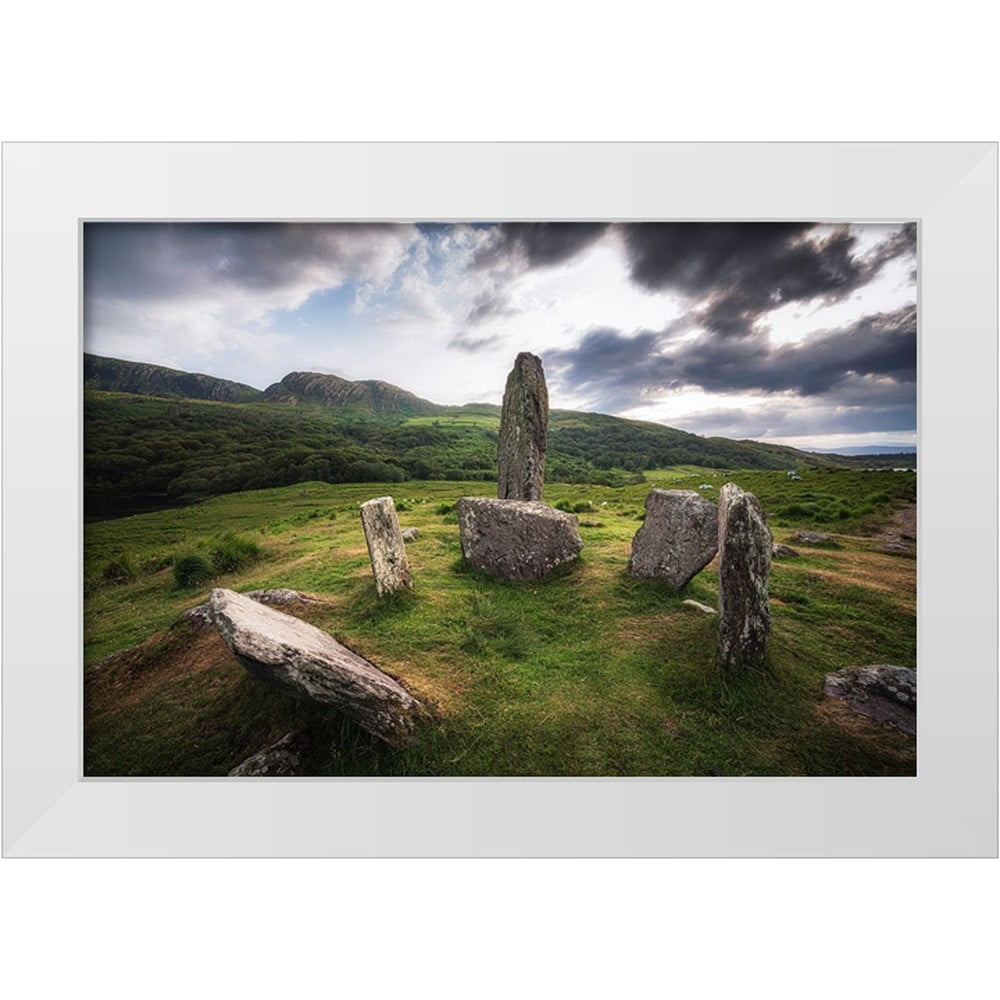 Jaynes Gallery 24x17 White Modern Wood Framed Museum Art Print Titled ...