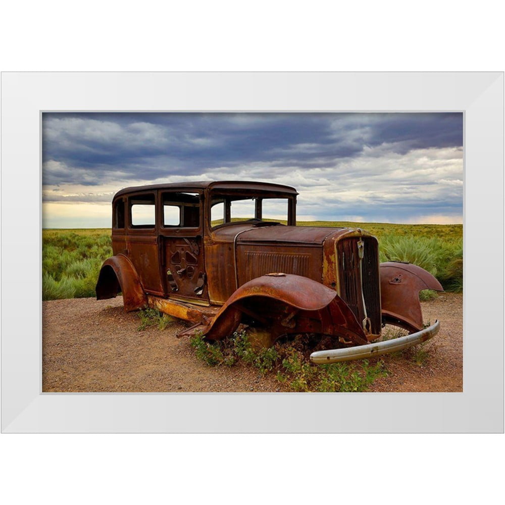 Jaynes Gallery 24x17 White Modern Wood Framed Museum Art Print Titled ...