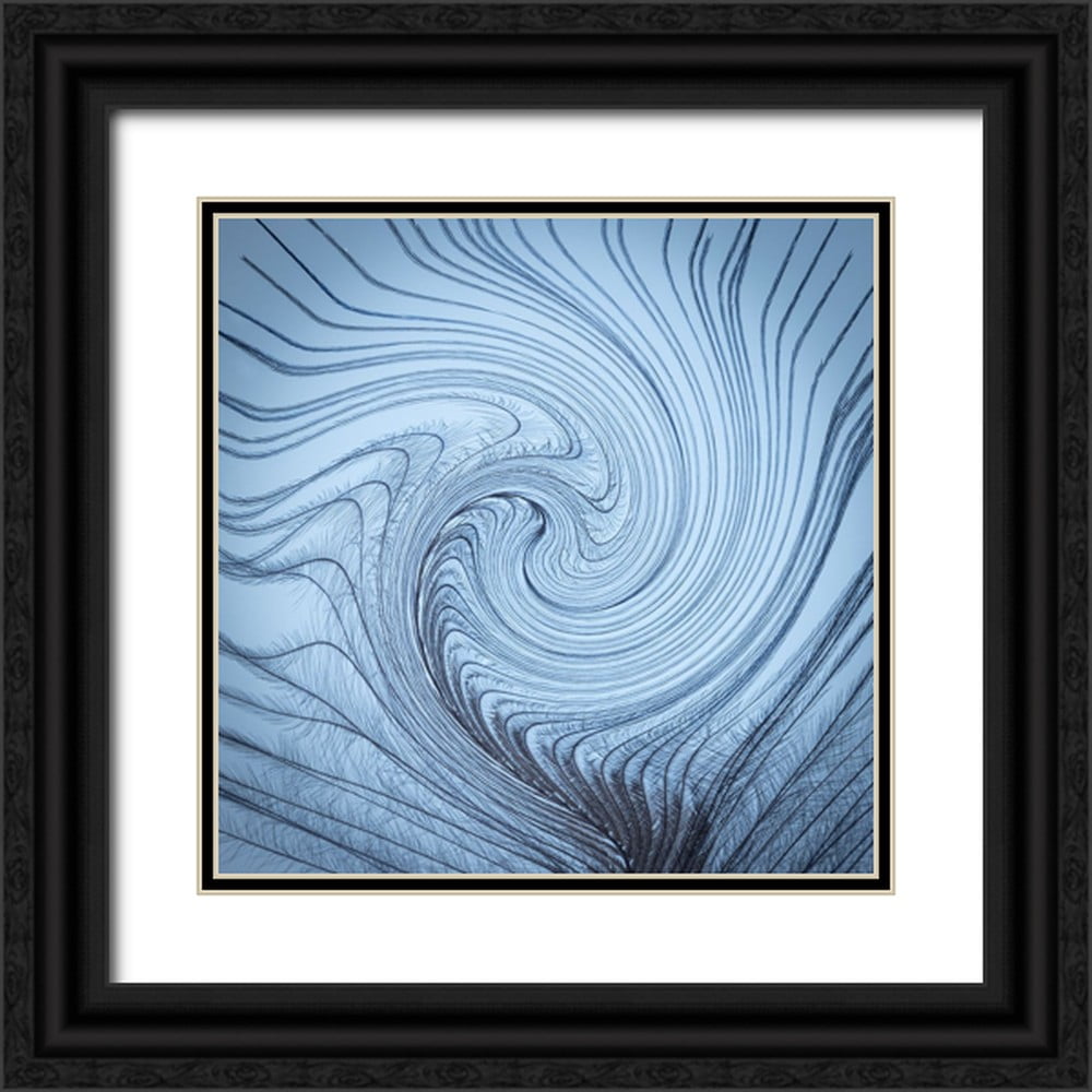 Jaynes Gallery 26x26 Black Ornate Wood Framed with Double Matting Museum Art Print Titled - USA ...