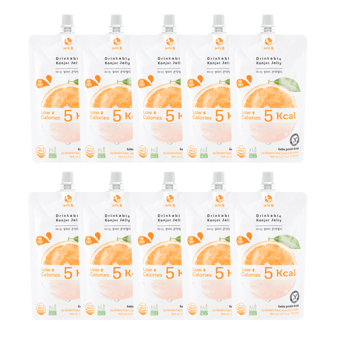 Jayone Drinkable Konjac Jelly 8 Flavors Apple, Mango, Peach, Lychee ...