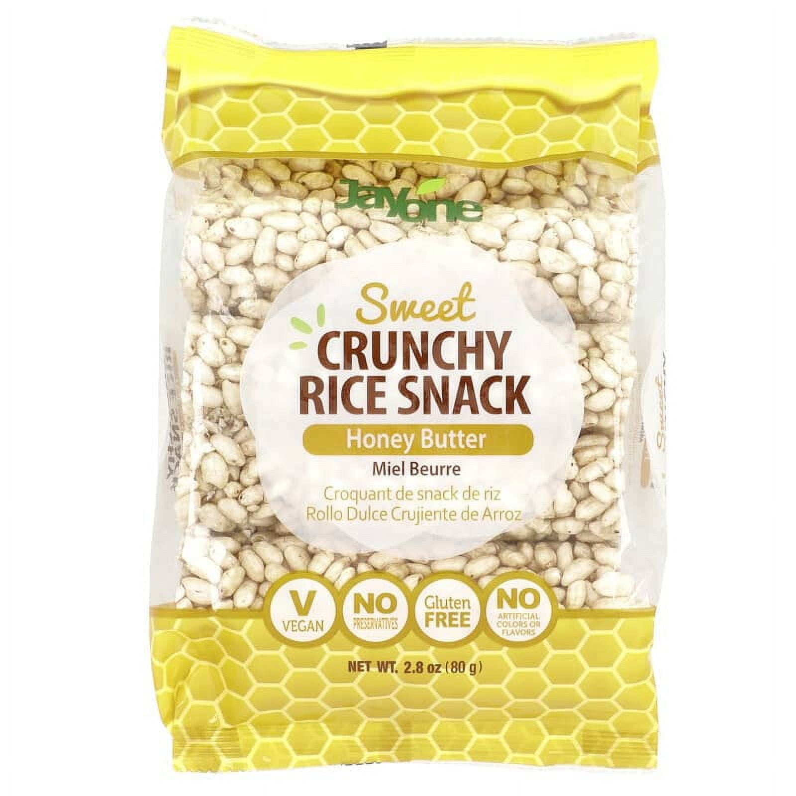 Jayone, Sweet Crunchy Rice Snack, Honey Butter, 2.8 oz - Walmart.com