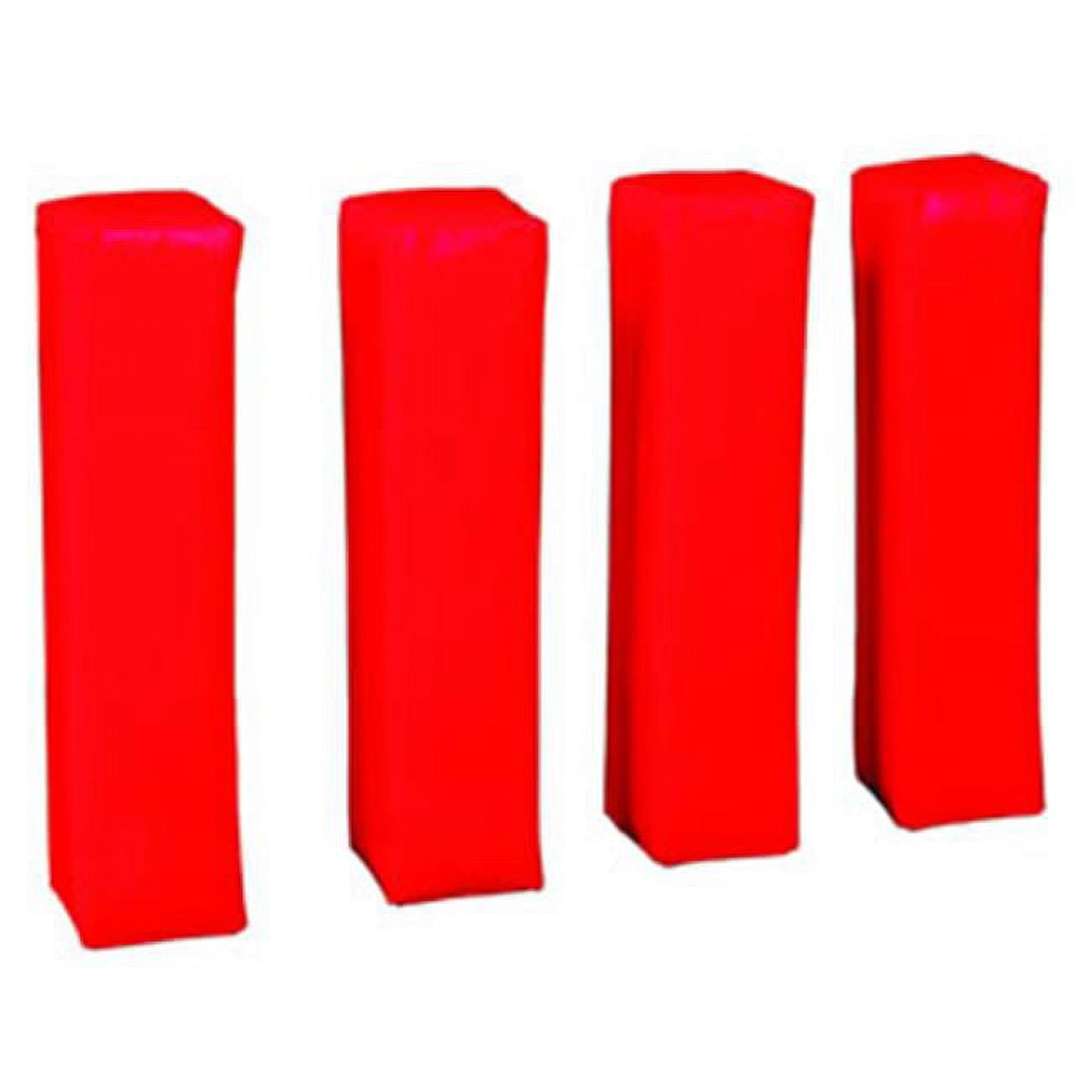 Jaypro Sports Free Stand Anchorless Pylons - Orange - 4in.L x 4in.W x ...