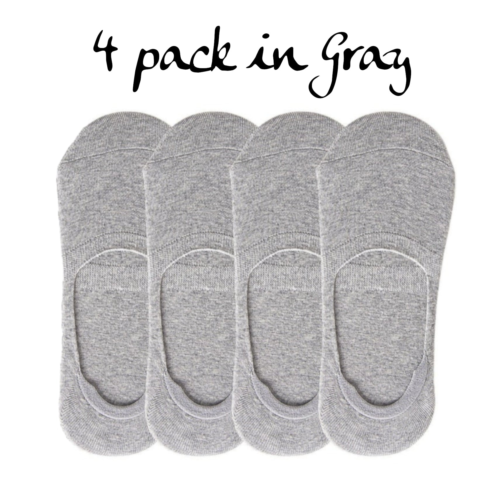 Jayrav cotton liner socks for women invisible no show sock - 4 pairs ...