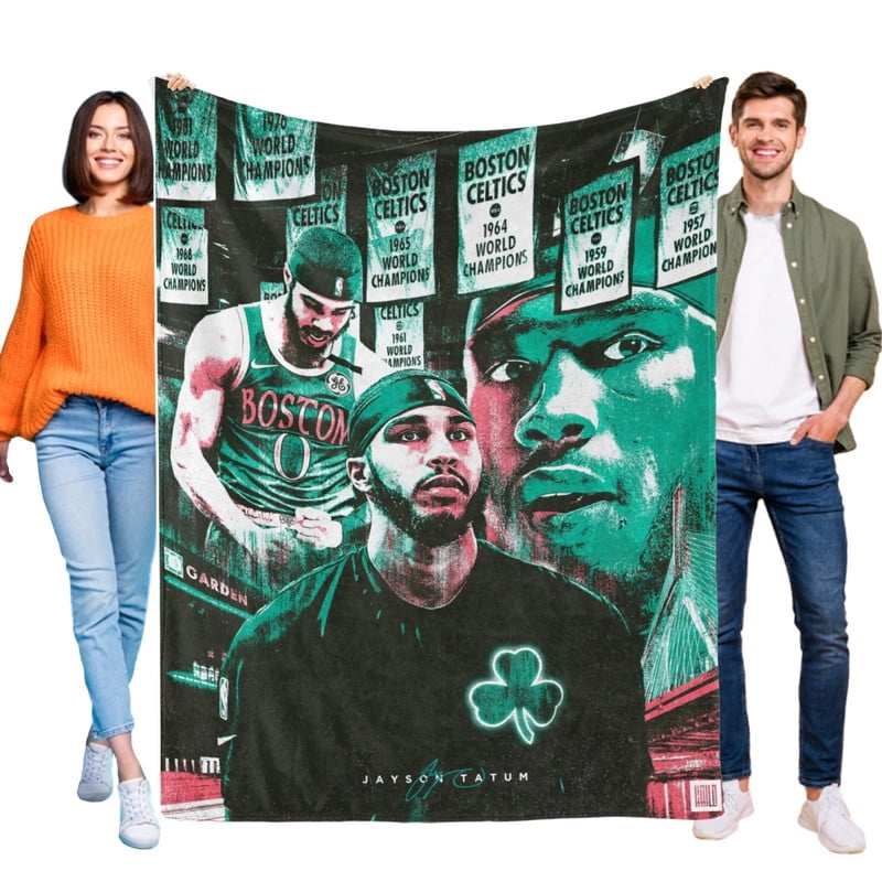 Jayson Tatum Basketball Player Blanket Soft Throw Blanket Micro Fleece ...