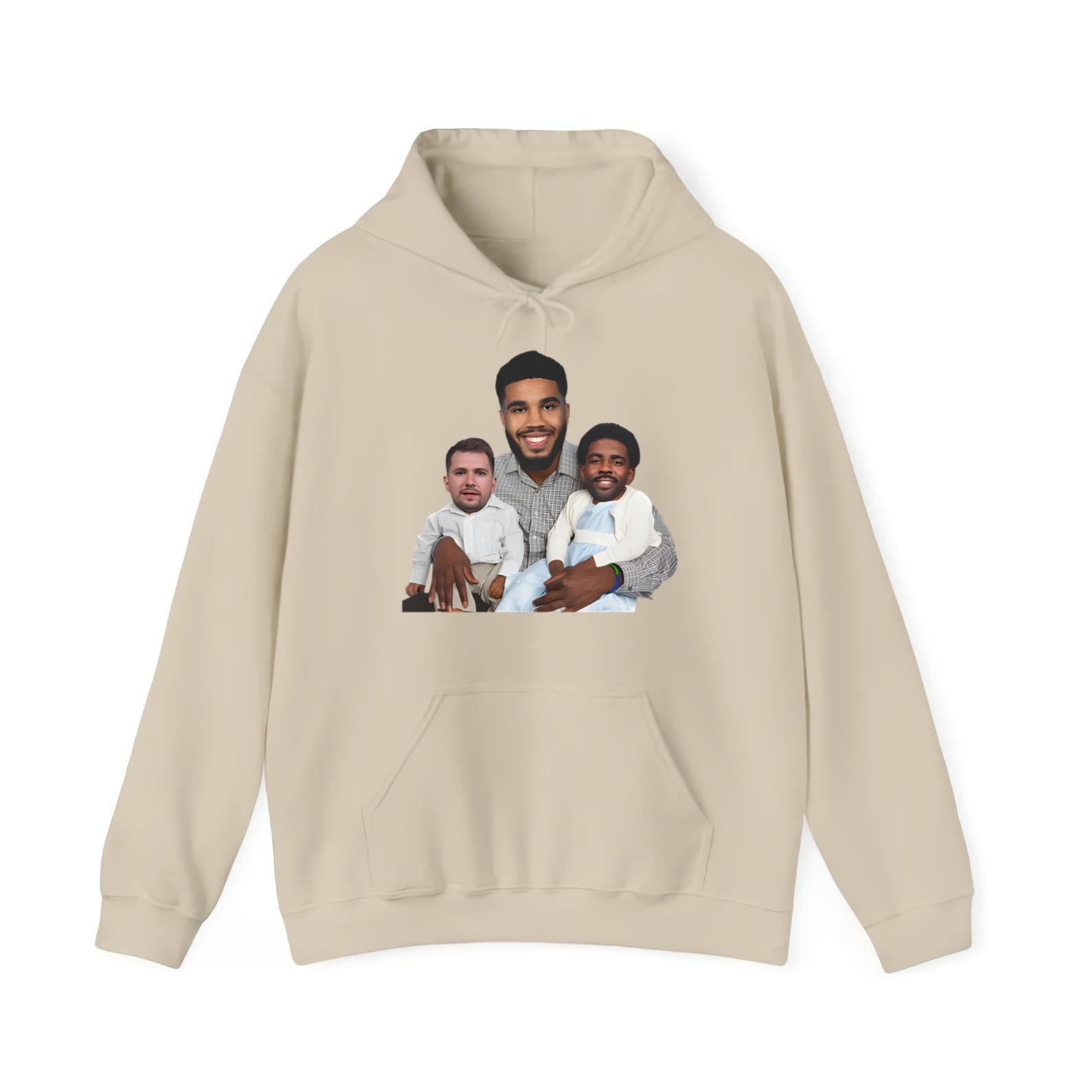 Jayson Tatum Holding Kids Luka and Kyrie Vintage Tee-TH9078 - Walmart.com