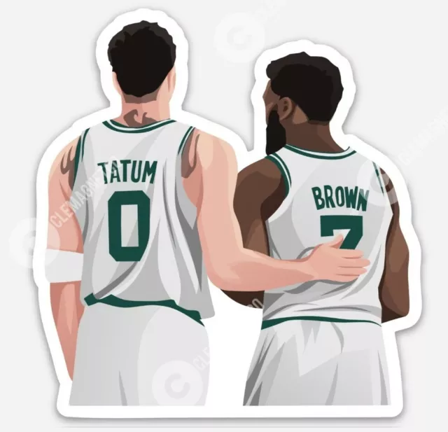 Jayson Tatum Jaylen Brown Sticker - Boston Celtics Duo Basketball Phone ...