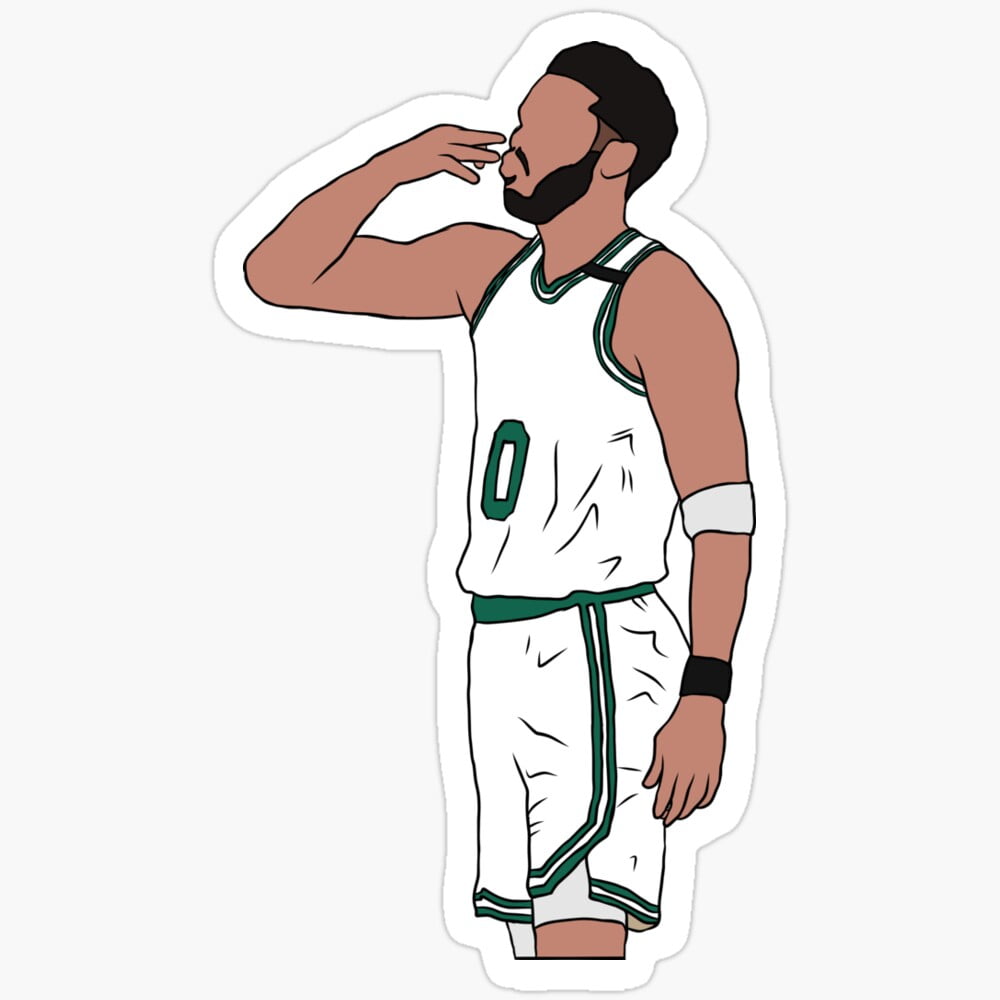 Jayson Tatum Kiss Of Death Sticker Phone Decal Water Bottle Stickers ...