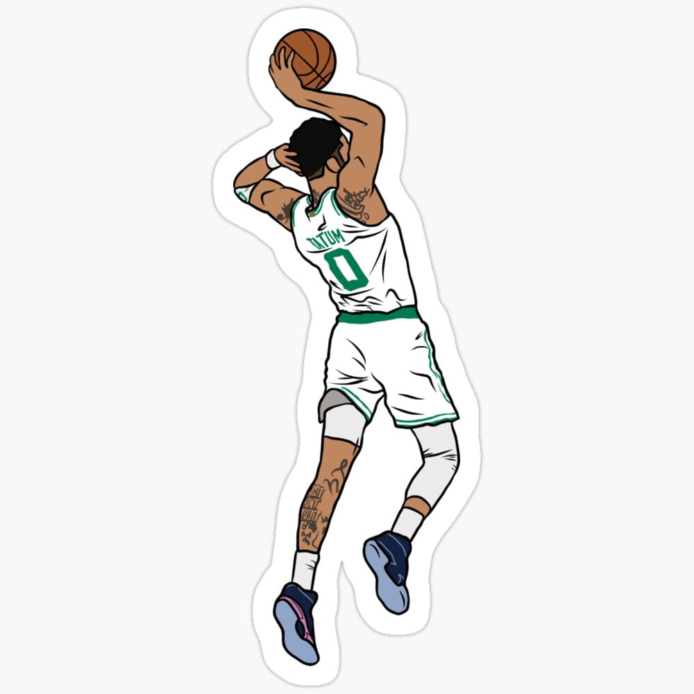 Jayson Tatum Mailman Dunk Sticker Phone Decal Water Bottle Stickers Car ...
