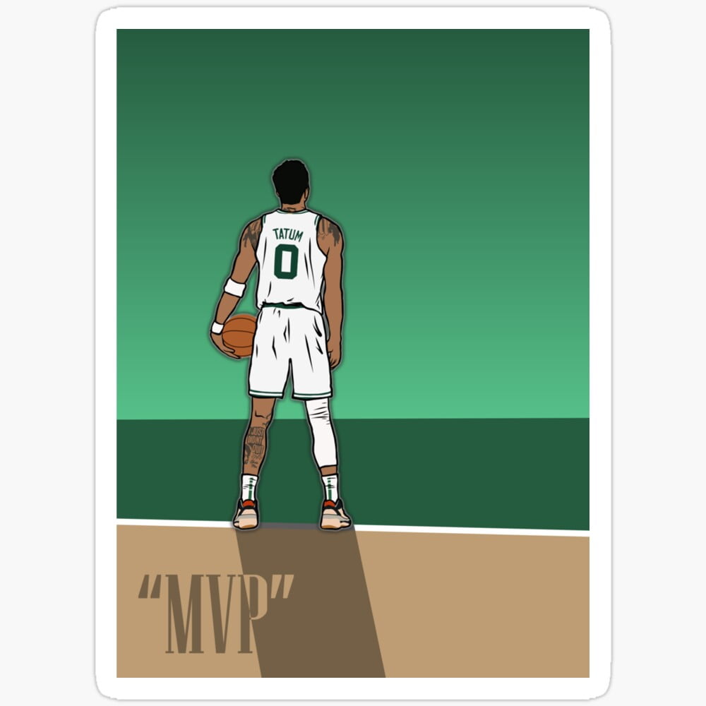 Jayson Tatum Mvp Chants Sticker Phone Decal Water Bottle Stickers Car ...
