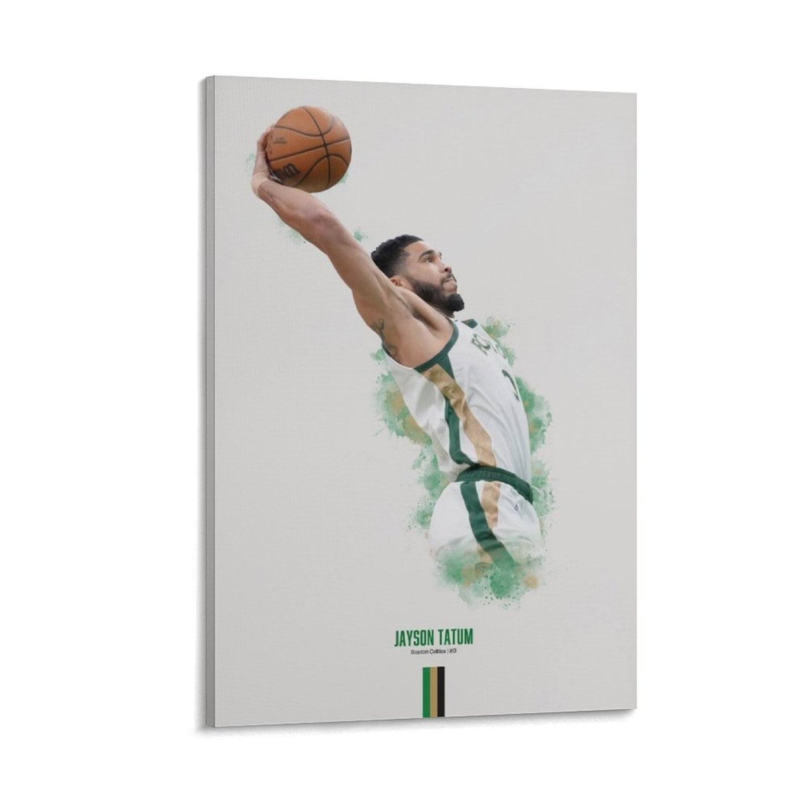 Jayson Tatum Poster Basketball Poster (1) Wall Art Picture Painting ...