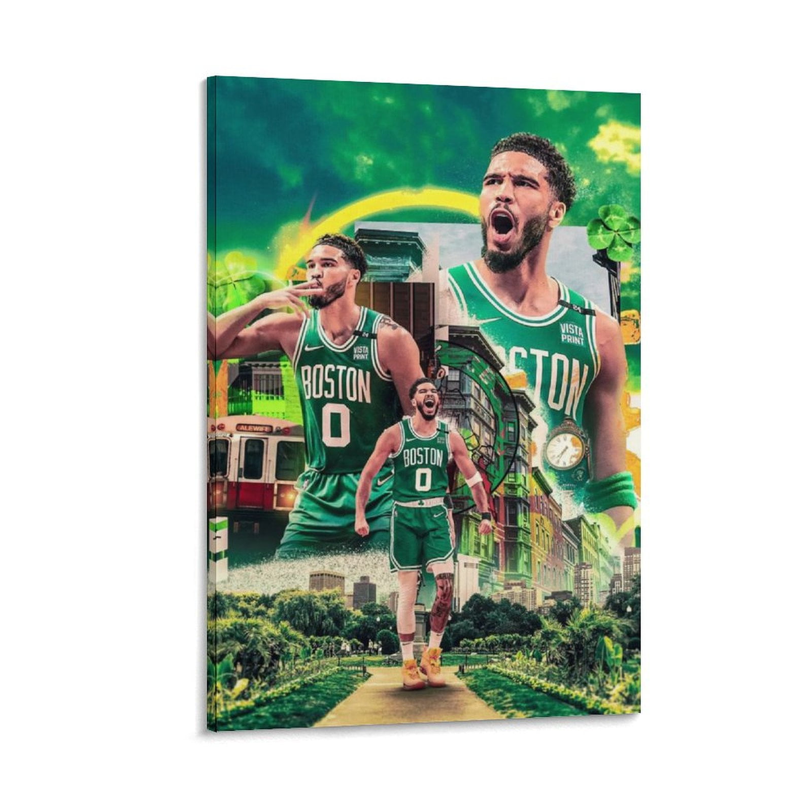 Jayson Tatum Poster Basketball Poster (10) Posters Wall Art Painting ...