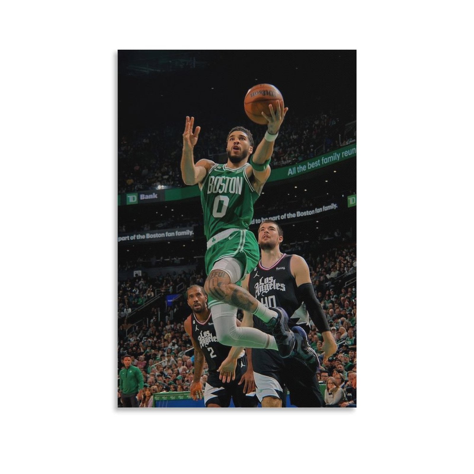 Jayson Tatum Poster Basketball Poster (19) Canvas Wall Art Poster ...