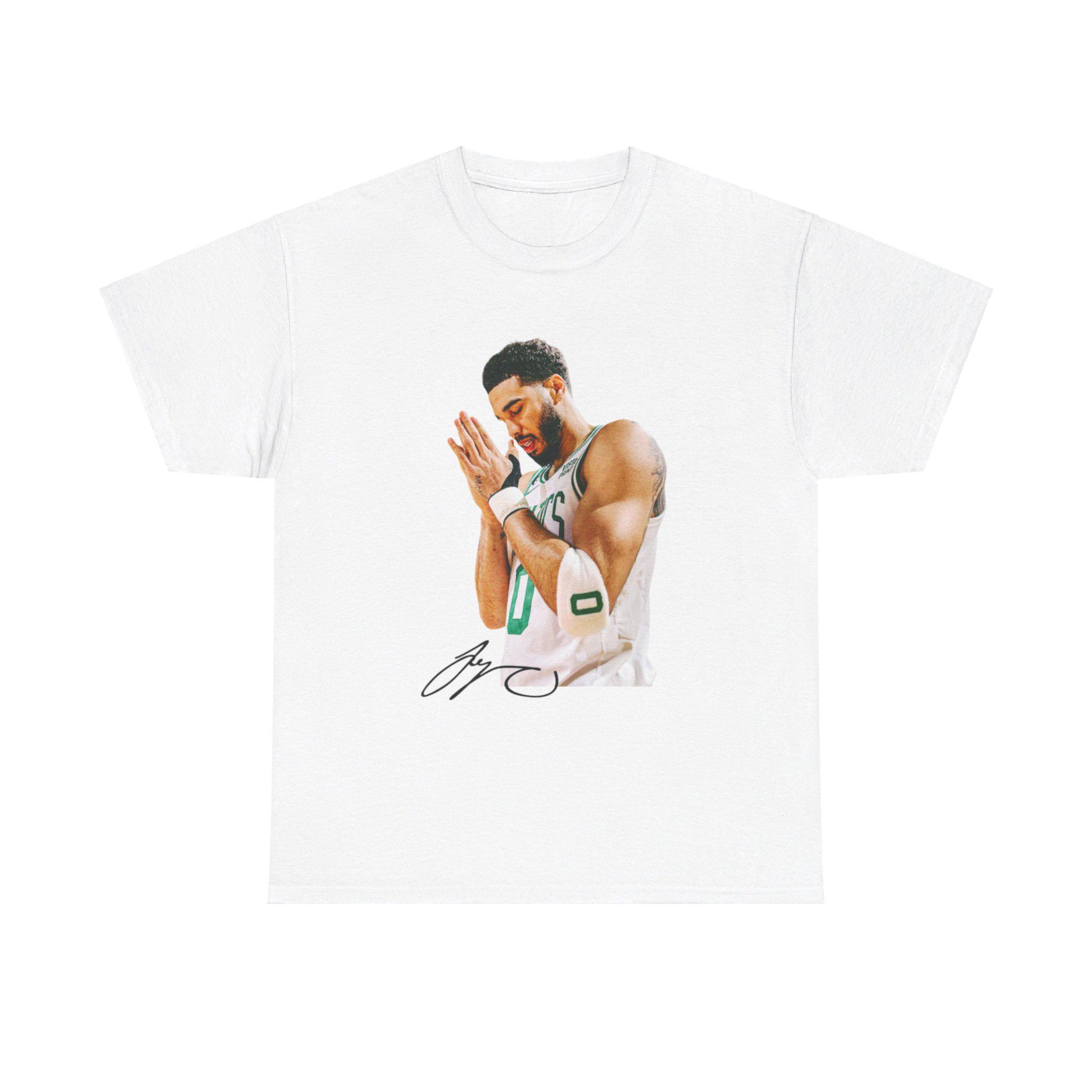Jayson Tatum Praying Signature Vintage Tee - Walmart.com