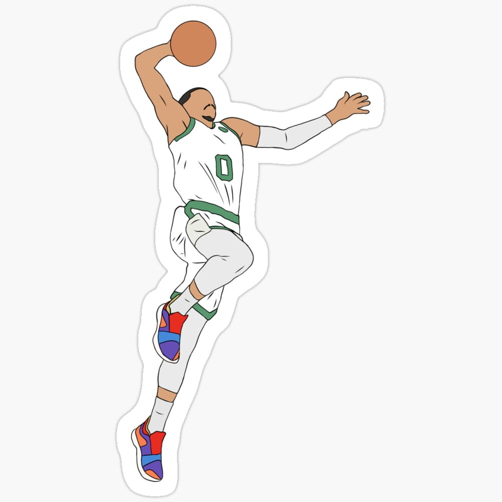 Jayson Tatum Slam Dunk Sticker Phone Decal Water Bottle Stickers Car ...
