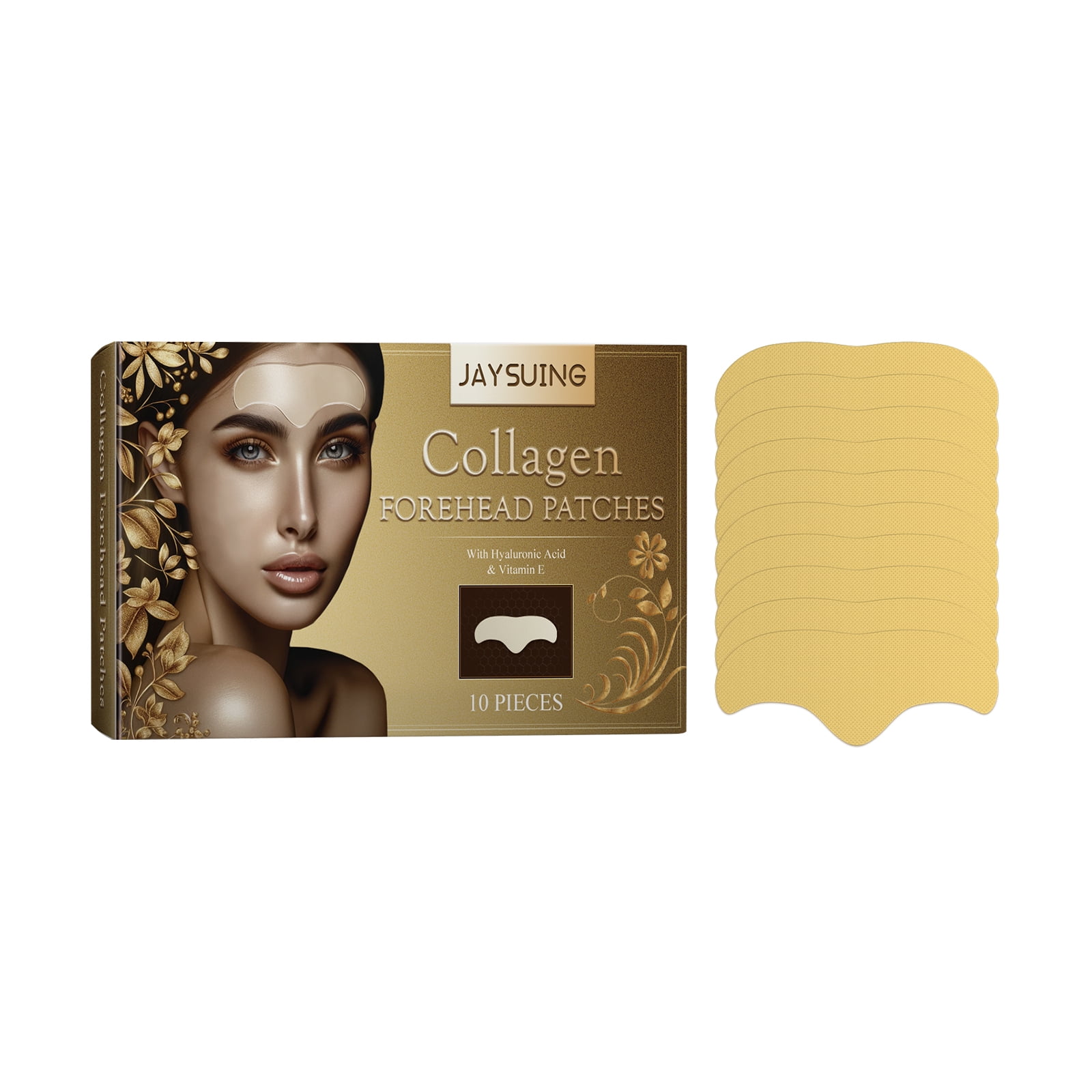 Jaysuing Collagen Forehead Patches, Lift And Tighten Forehead Muscles ...