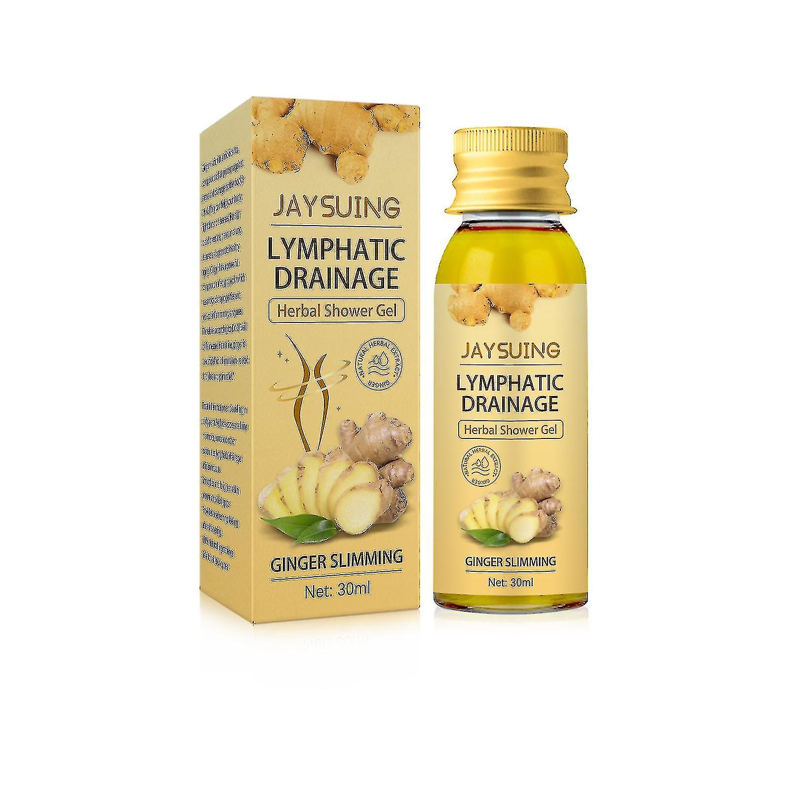 Jaysuing Ginger Body Sculpting Shower Gel Dredges Lymphatic Ming Firm ...