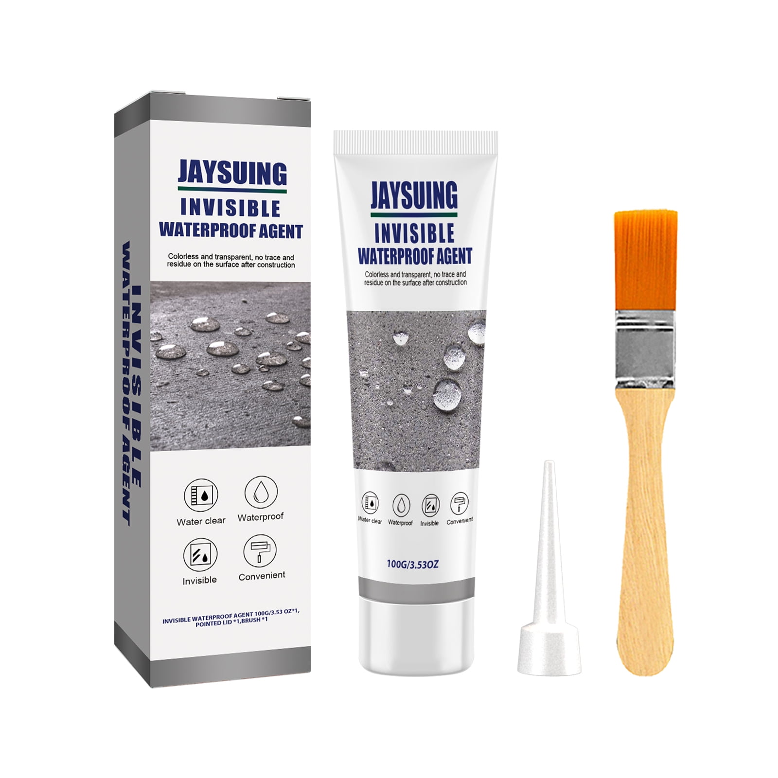 Jaysuing Invisible Waterproof Agent, Toilet Kitchen Waterproof Paint ...