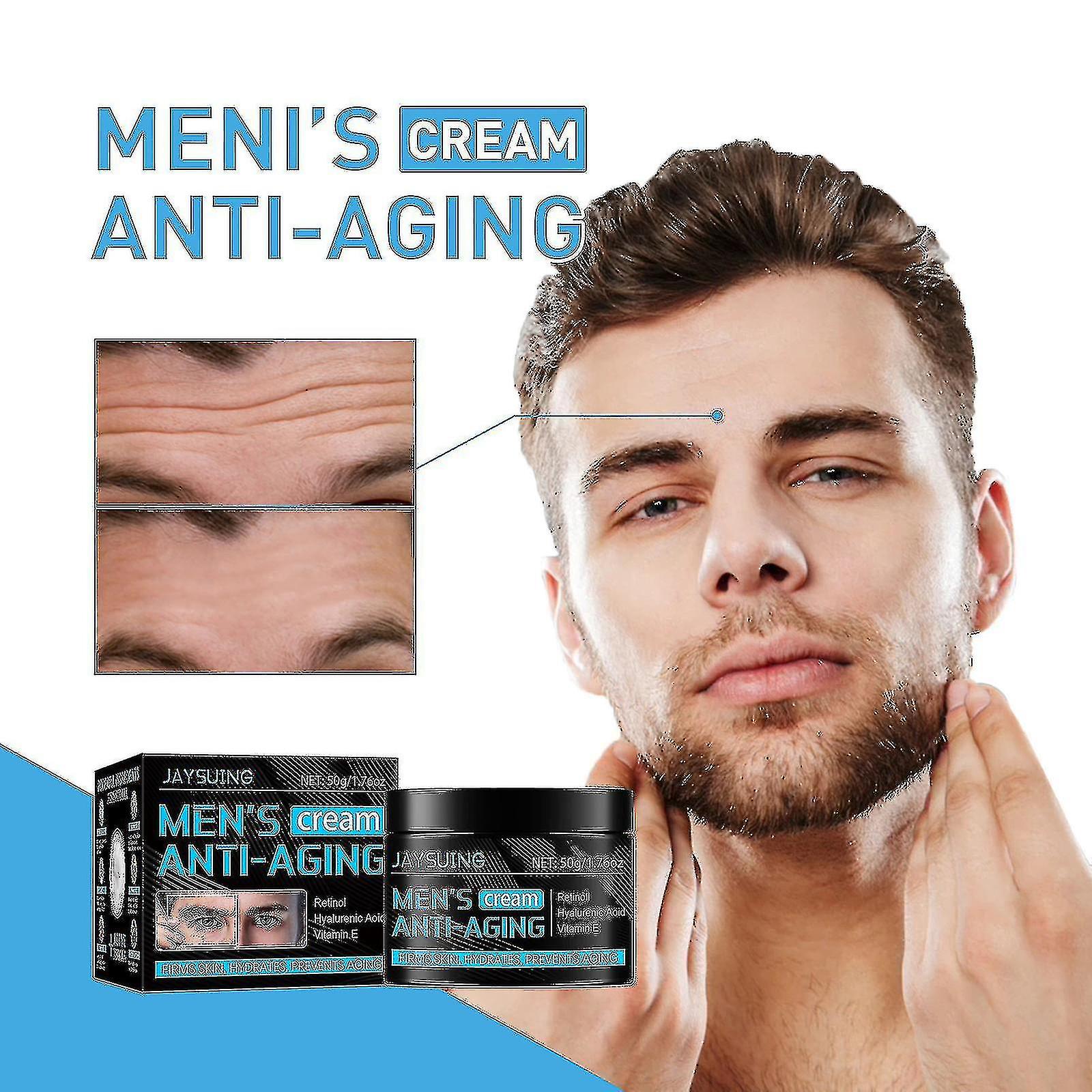 Jaysuing Men's Anti-aging Cream Lightens Fine Lines Firms Skin ...