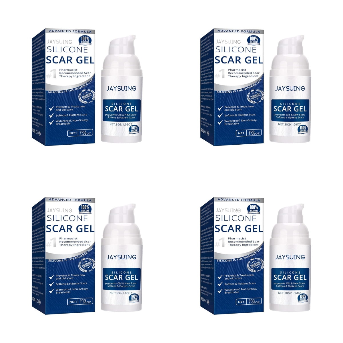 Scar Gel Scar Cream for Scars C-Section Stretch Marks Acne Injury Burns ...