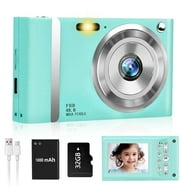 Portable Compact Digital Camera 18MP 2.7 Inch LCD Screen 8x Zoom Smile ...