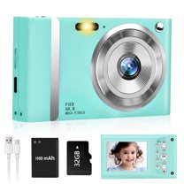 Portable Compact Digital Camera 18MP 2.7 Inch LCD Screen 8x Zoom Smile ...