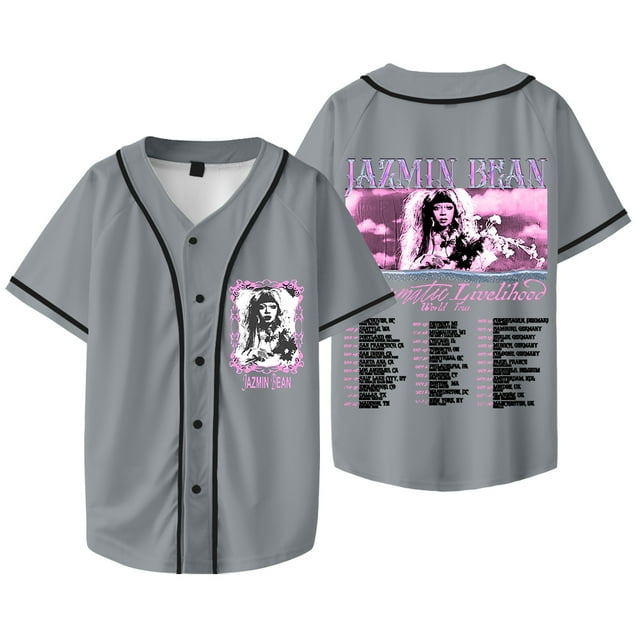 Jazmin Bean Traumatic Livelihood Tour Merch Baseball Jacket Women Men ...
